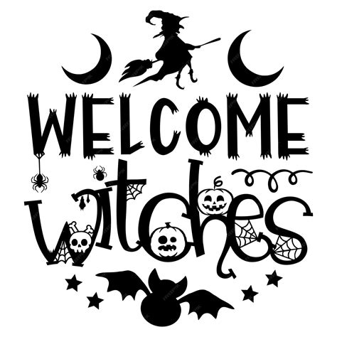 Premium Vector Welcome Witches