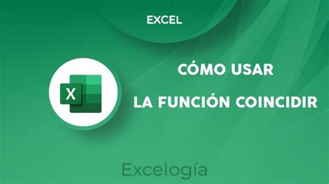 Función COINCIDIR en Excel usos fórmula o sintaxis y ejemplos