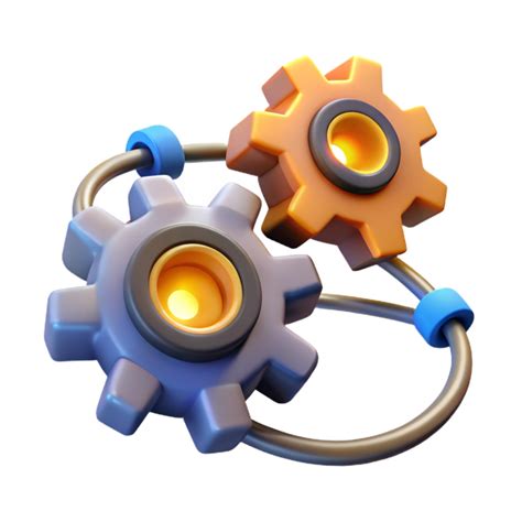 Magnificent Rustic Interconnected Gears System Integration Optimization Detailed 56764997 Png