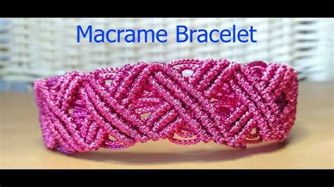zig zag macrame bracelet tutorial