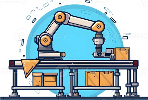 An Illustration Of A Robot Working On A Table 49160178 Png