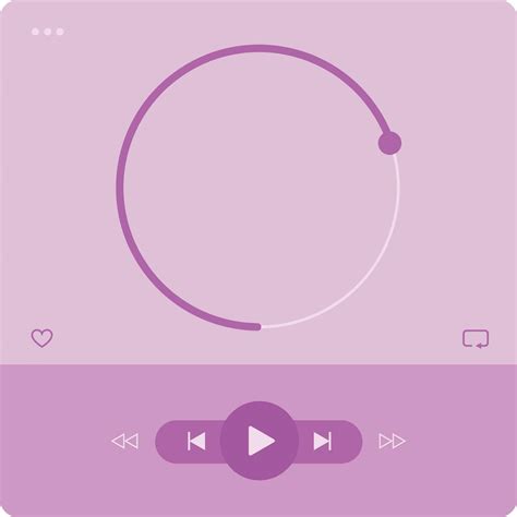 Music Player Interface Element 27696552 Vector Art At Vecteezy