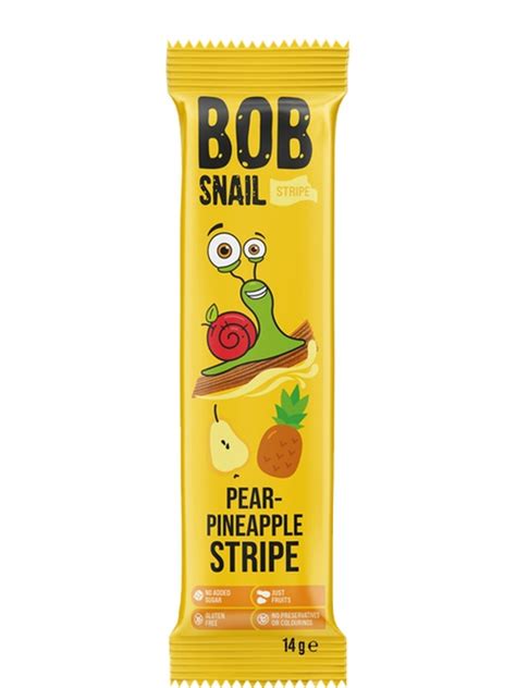 Bob Snail 14г купить грушево-ананасовую пастилу с доставкой | OKWINE
