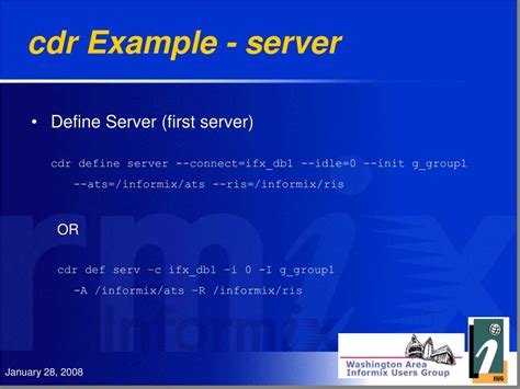 Ppt Informix Enterprise Replication Overview Configuration