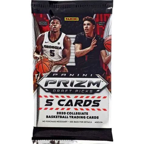 College Panini 2020 21 Prizm Draft Picks Basketball Trading Card MEGA