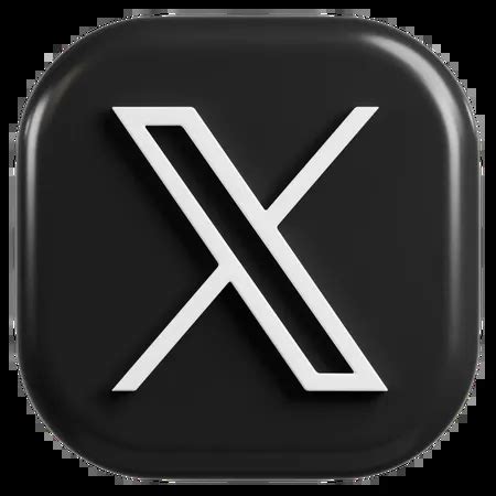 Free X Logo 3d Icon Download Or Copy Png Gltf Fbx Iconscout