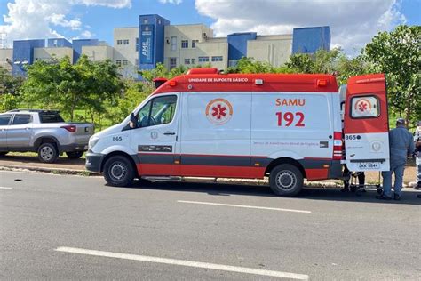 Colisão Entre Carro E Moto Deixa Motociclista Ferido No Anel Viário De