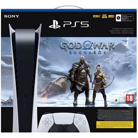 Игровая консоль Sony PlayStation 5 Digital Edition + God of War ...