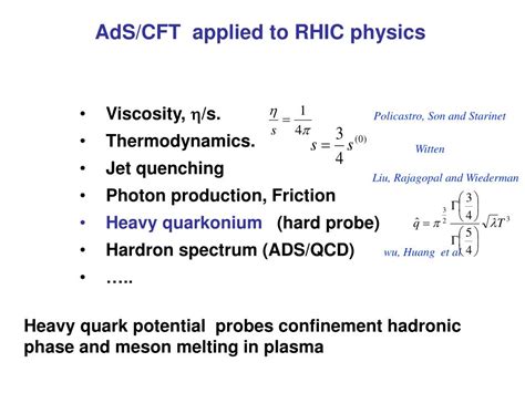 Ppt Heavy Quark Potential From Ads Cft Powerpoint Presentation Free