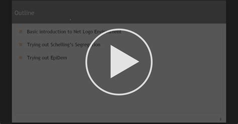 Tutorial 3a How To Use Agent Based Models For Scenario Building Using