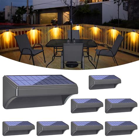 Bridika Solar Fence Lights Fence Lights Fence Solar Lights Outdoor