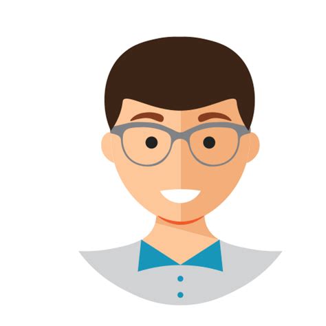 Avatar Cute Man Nerd Staff Work Icon Download On Iconfinder