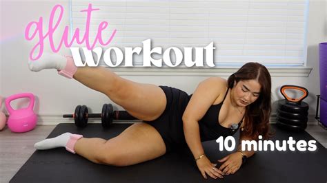 10 Minute Workout Glutes And Core No Equipment Beginner Workout