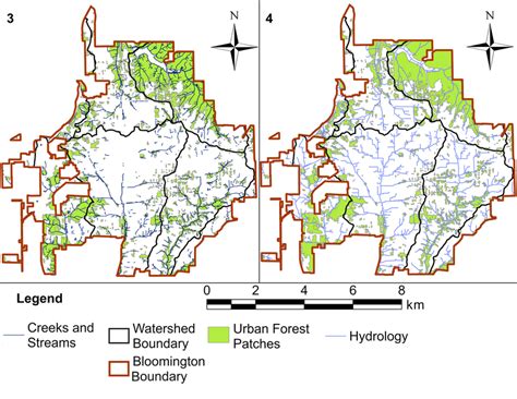 Left Map Showing Ufps And Streams Fig 4 Right Map Showing Ufps And