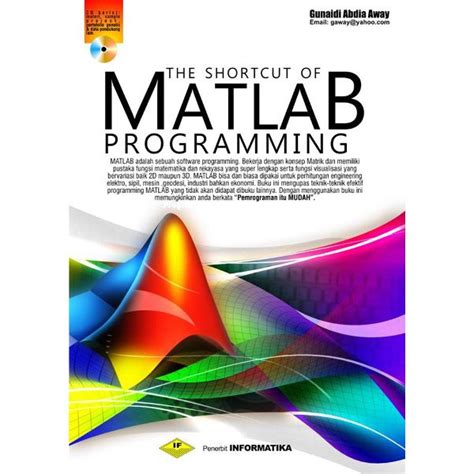 Jual The Shortcut Of Matlab Programing Edisi Revisi Cd Shopee Indonesia