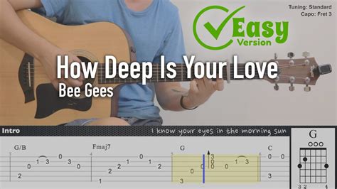 Bee Gees Guitar Chords And Lyrics