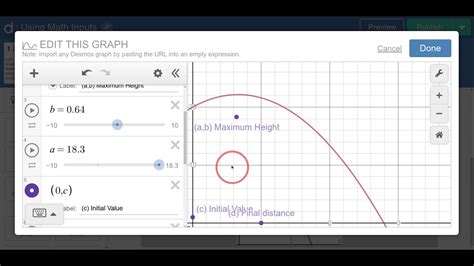 Math Inputs And Graphs Teacher Desmos Computation Layer Youtube