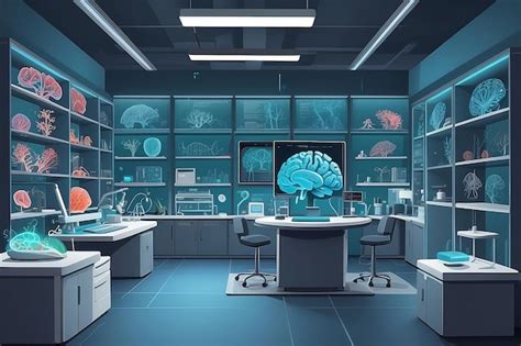 Premium AI Image Showcase A Corner Of The Lab Dedicated To