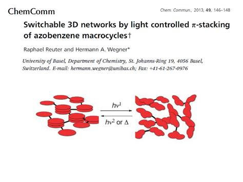 Incorporation Of Azobenzenes Into Disc Like Shape Persistent