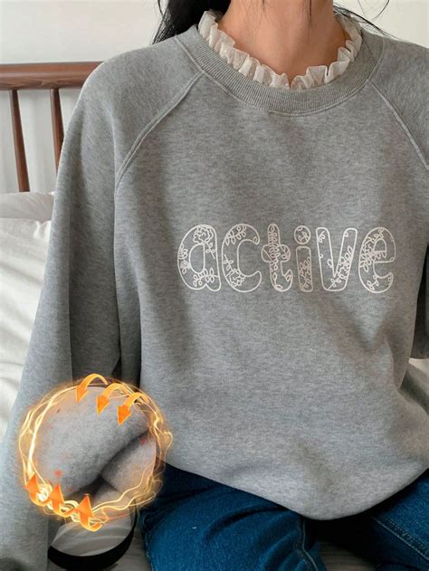 가을용 여성 루즈핏 캐주얼 스웨트셔츠 Sweatshirts Women Clothes For Women Casual