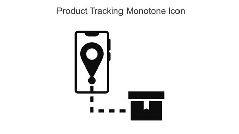 product tracking monotone icon in powerpoint pptx png and editable eps