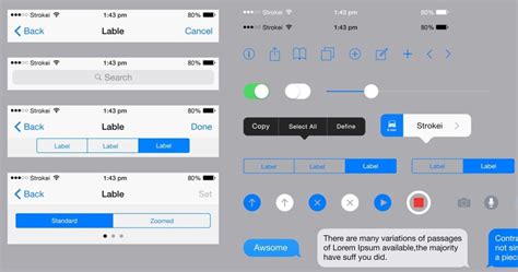 Download Free Ios 8 Iphone 6 Plus Gui Psd Free Mobile Ui