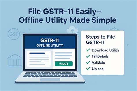 How To File Gstr 11 Return Using Offline Utility Pice
