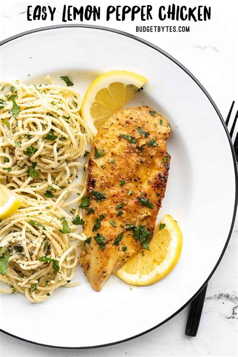 Easy Lemon Pepper Chicken Budget Bytes