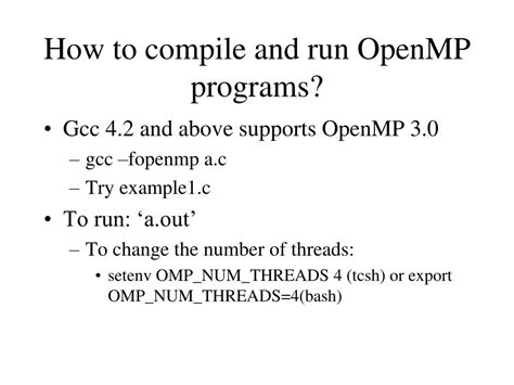 Ppt Introduction To Openmp Powerpoint Presentation Free Download Id6762876