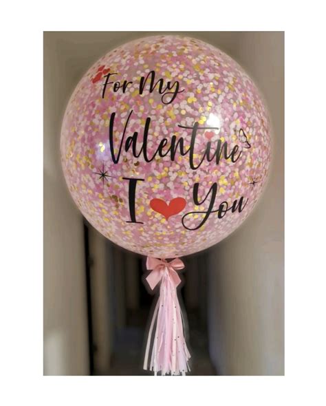 Personalised 24 Confetti Filled Helium Balloon Mr Party