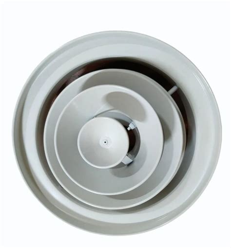 Powder Coated 12inch Air Jet Diffusers For Industrial Ac Shape