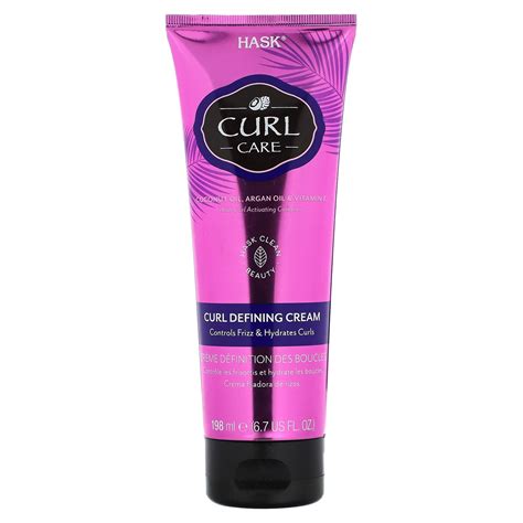 Hask Beauty Curl Care Curl Defining Cream 6 7 Fl Oz 198 Ml