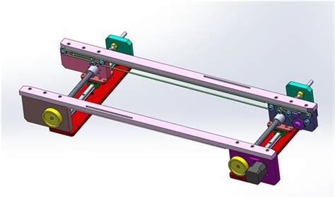 接驳式输送带3d模型下载 三维模型 Solidworks模型 制造云 产品模型