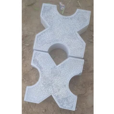 Material Concrete Grey Interlocking Grass Paver Blocks Thickness 30mm At ₹ 40 Piece In Noida