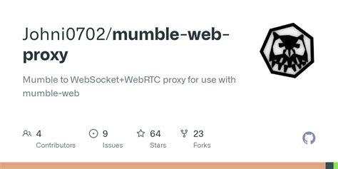 Issues Johni0702 Mumble Web Proxy GitHub