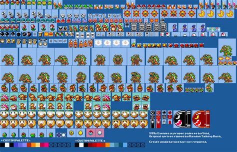 Smm2 Smw Enemies With Actual Palette By Evgeniyyurtaev126 On Deviantart