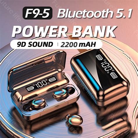 Fone De Ouvido Sem Fio F9 5 Display Led Toque Tws 5 0 Fone Bluetooth
