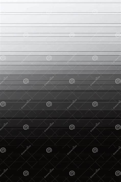 Pixelated Grayscale Gradient Transitioning Smoothly Through 10 Distinct Shades Of Gray Stock