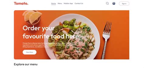 Amulya On Linkedin Reactjs Vite Webdevelopment Foodorderingapp Uiux