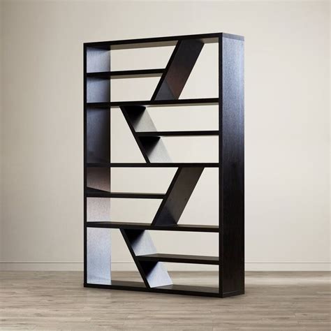 Dailey Geometric Bookcase Bookcase Contemporary Bookcase Cube Unit