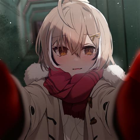 Safebooru 1girl Ahoge Brown Eyes Brown Hair Clothes Only Coat Colored