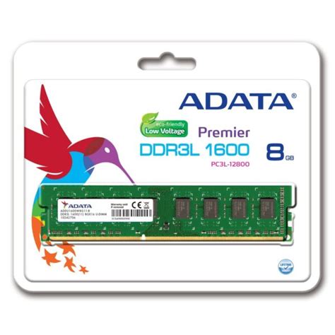 Adata 8gb Ddr3 1600mhz Desktop Ram Ecomall