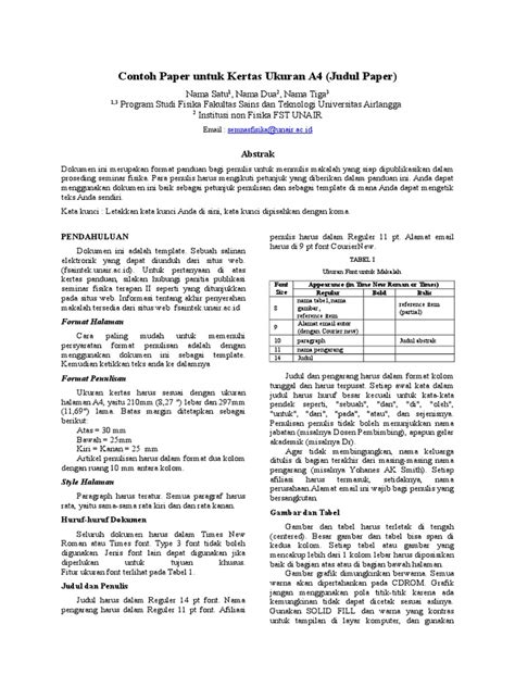 Contoh Paper Format Ieee Pdf