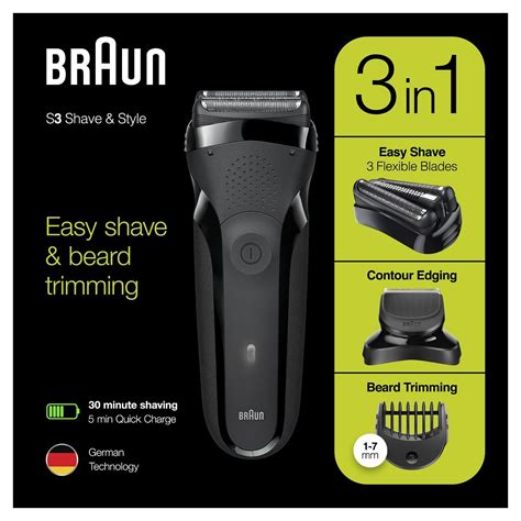Golarka elektryczna BRAUN Series 3 300BT 3w1 - Braun | AGD Sklep EMPIK.COM