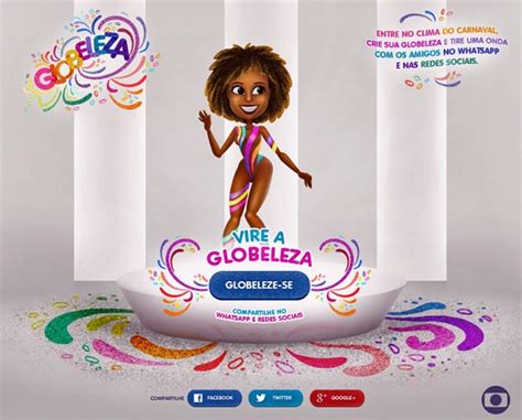 Rede Globo novidades Globeleze se vire a Globeleza baixe o vídeo e compartilhe todo mundo