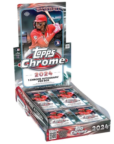 Topps Chrome Hobby Box 2024 Baseball Hobby Box Reba Valera