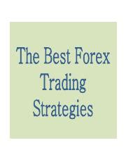 The Best Forex Trading Strategies For Success Course Hero