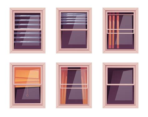 창 프레임 빈티지 건축 아치 발코니 절연 세트 디자인 요소 개념 그림 프리미엄 벡터