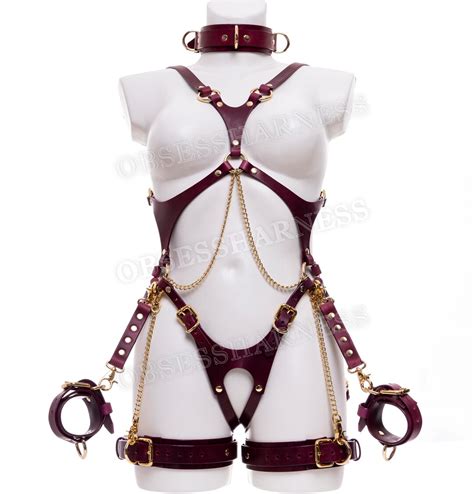 Premium Body Harness Bdsm Harness Crotchless Harness Bondage Harness