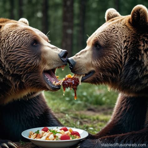 Bear Attacks A Woman Stable Diffusion Online